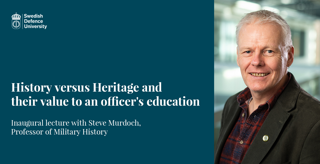 Inaugural lecture: Steve Murdoch, Professor of Military History ...