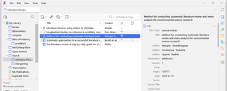 Guide to Zotero - Försvarshögskolan